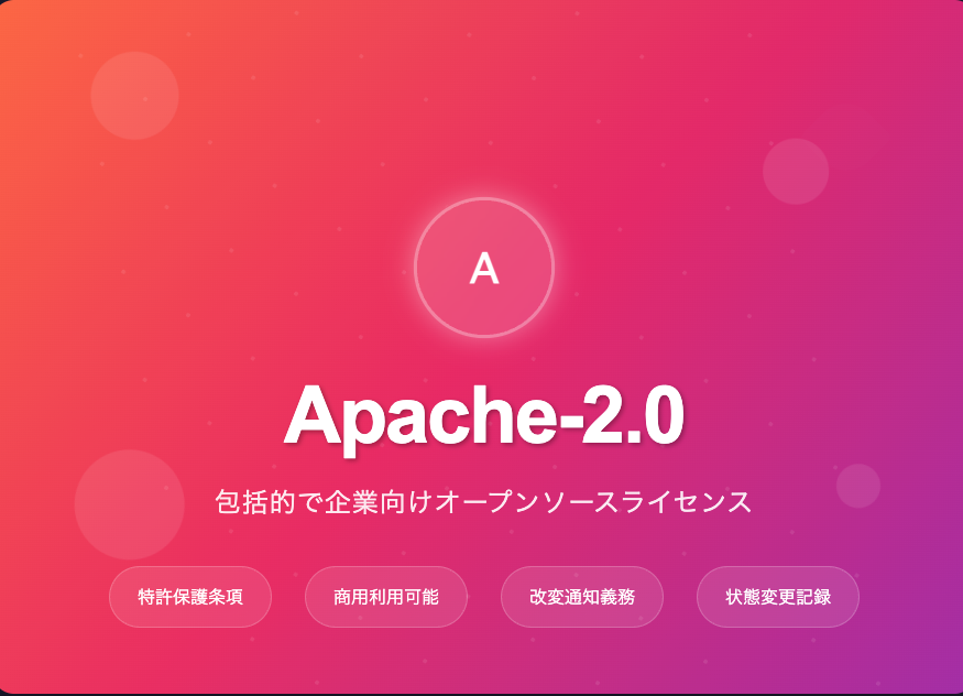 Apache-2.0ライセンスとは？開発者が知っておくべき基本知識 - ossan.note