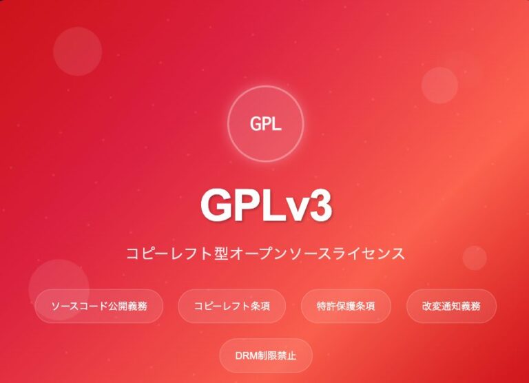GPL v3ライセンスとは？開発者が知っておくべき基本知識 - ossan.note